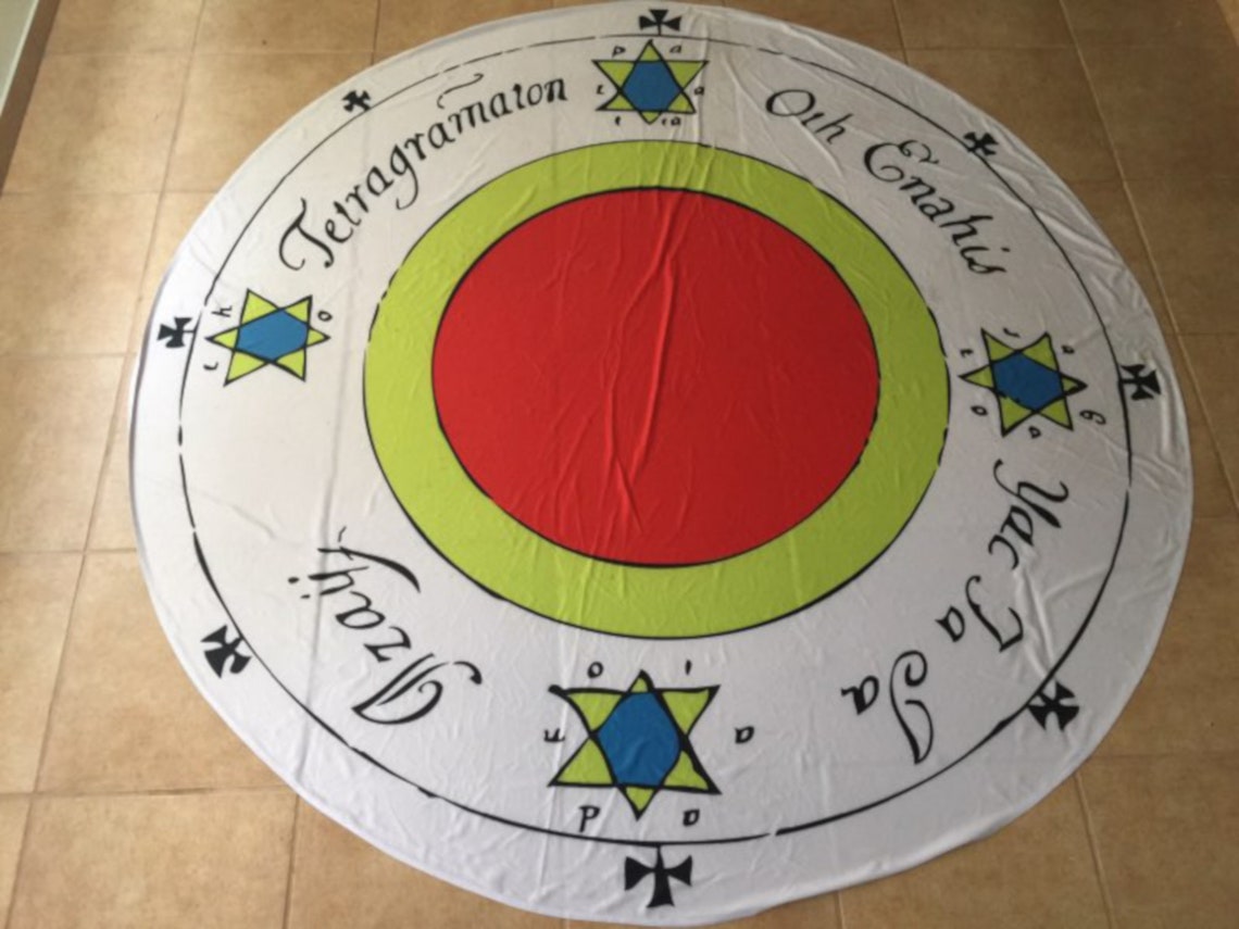 Key of Solomon Ritual Circle Cloth Version 1 | Etsy
