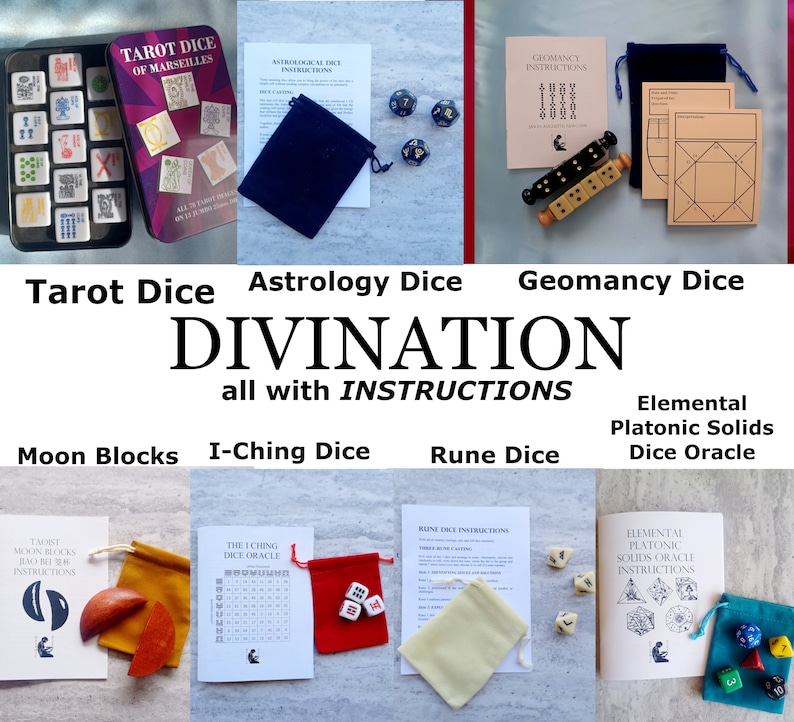 Set of Moon Blocks With INSTRUCTIONS, Taoist Jiaobei Oracle Divination ...