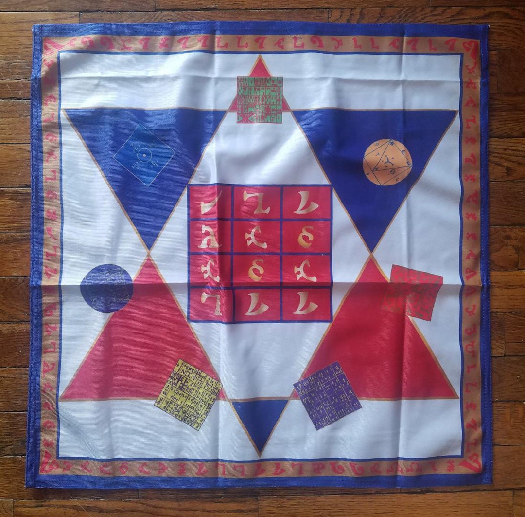 Enochian Holy Table of Practice With 7 Ensigns of Creation / Ritual ...