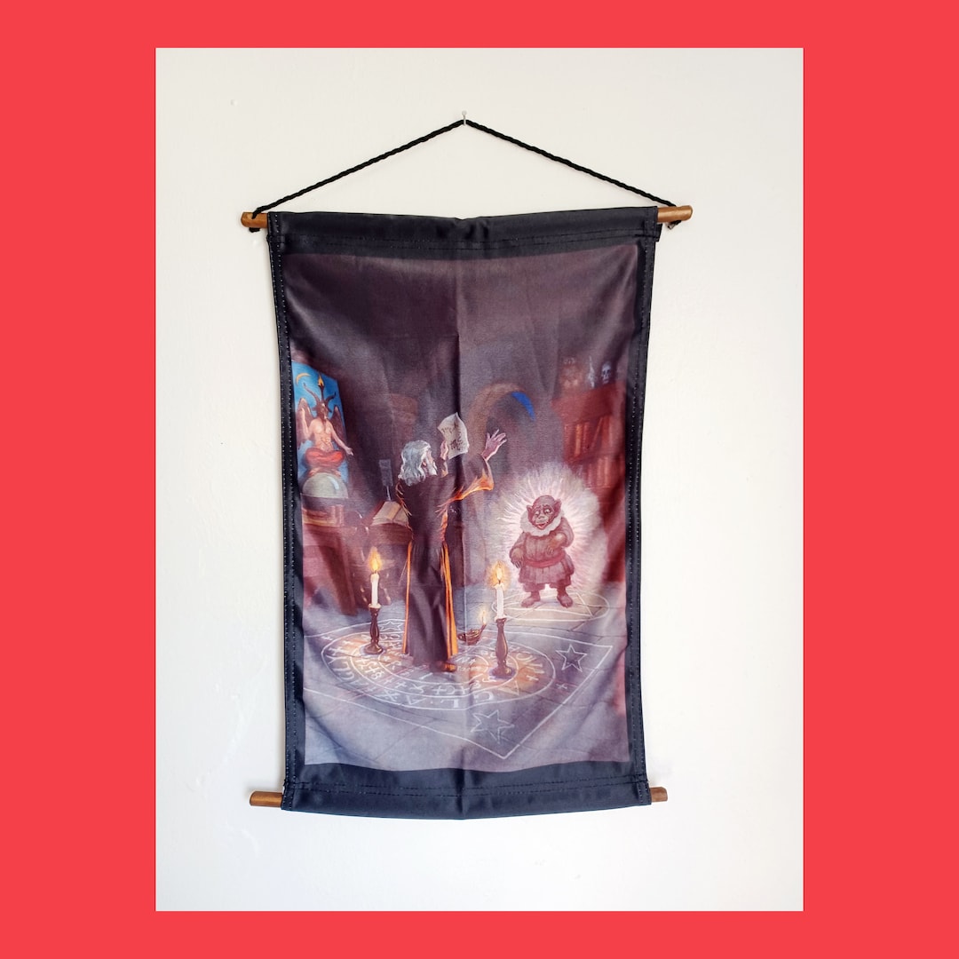 Goetia Summoning Demon Decorative Cloth Wall Hanging - Etsy