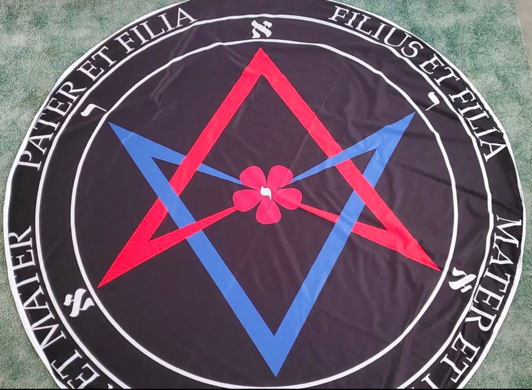 Star Sapphire Thelemic Magical Ritual Circle Cloth - Etsy