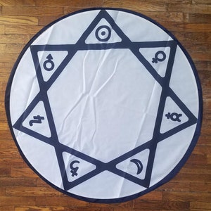 Planetary Magical Ritual Circle Cloth - Etsy