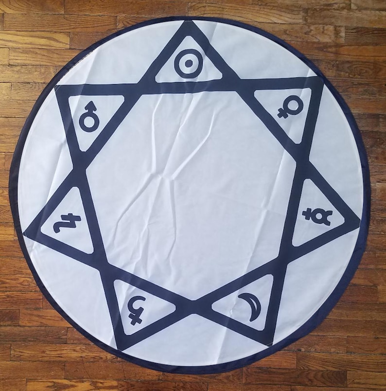 Planetary Magical Ritual Circle Cloth - Etsy