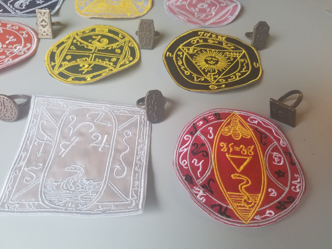 Complete Set of ALL 20 Black Pullet Rings and Talismans | Etsy