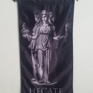 Greek Goddess Hecate Decorative Cloth Wall Hanging - Etsy