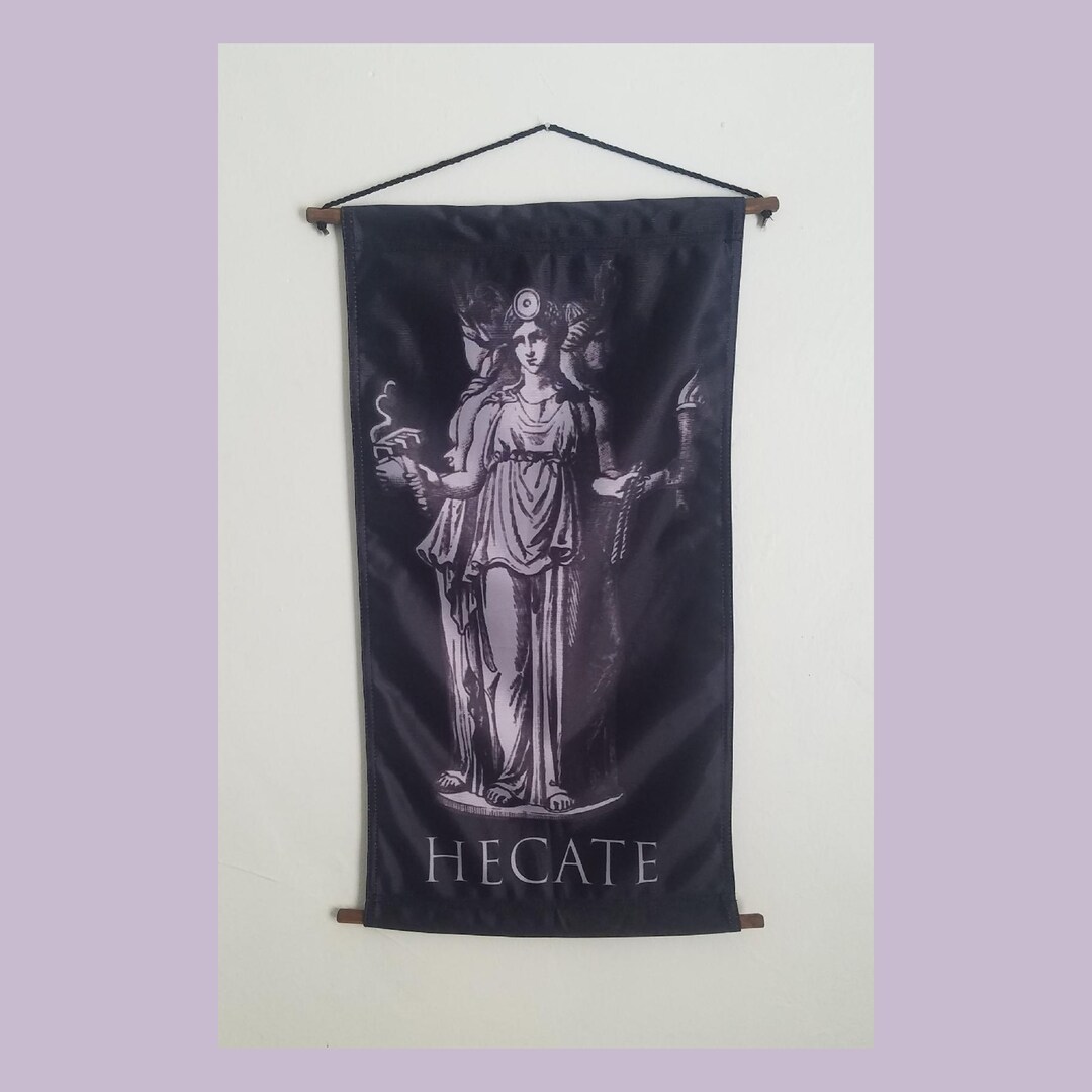 Greek Goddess Hecate Decorative Cloth Wall Hanging - Etsy