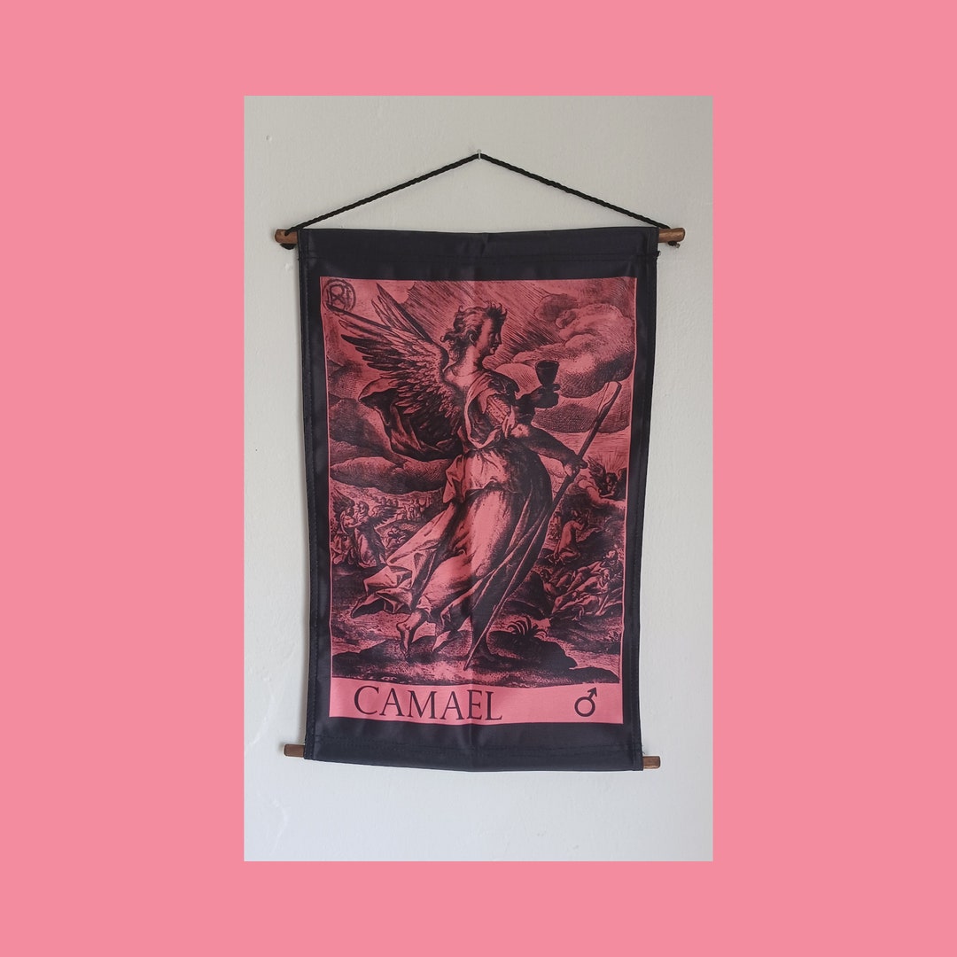 Archangel Camael (mars) Decorative Cloth Wall Hanging - Etsy