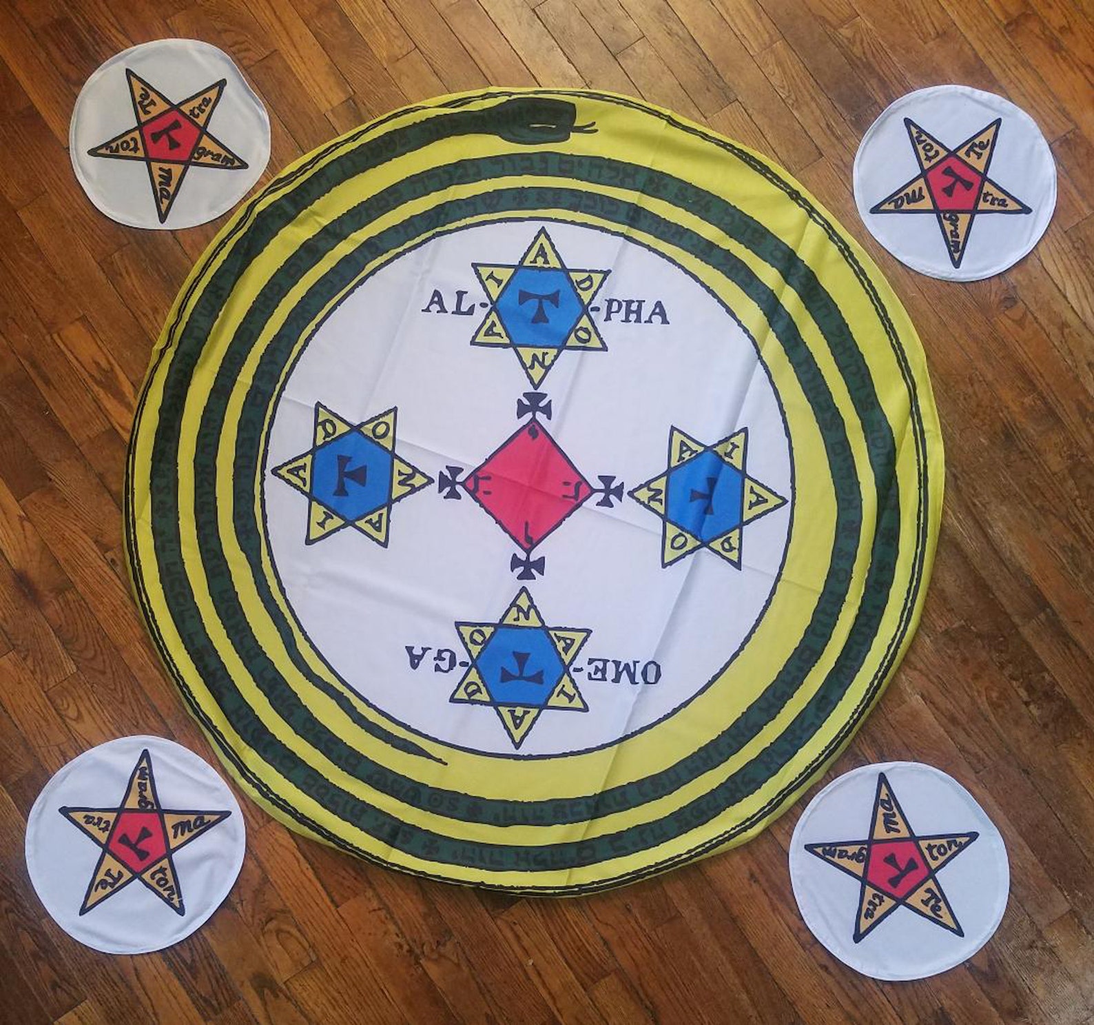 Goetia Snake Ritual Circle Cloth - Etsy