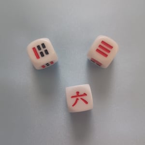 Set of I-CHING Dice With INSTRUCTIONS, Oracle Divination - Etsy