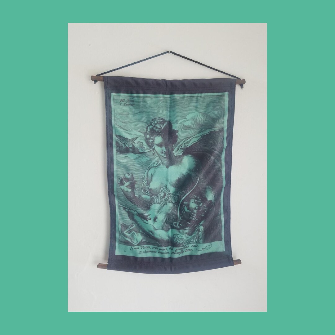 Roman Goddess Venus (with Cupid) Decorative Cloth Wall Hanging - Etsy