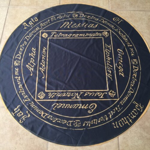 Goetia Qabalistic Colors Ritual Circle Cloth - Etsy
