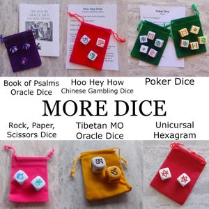SECONDS Tarot Dice DENTED TIN Divination Dice - Etsy