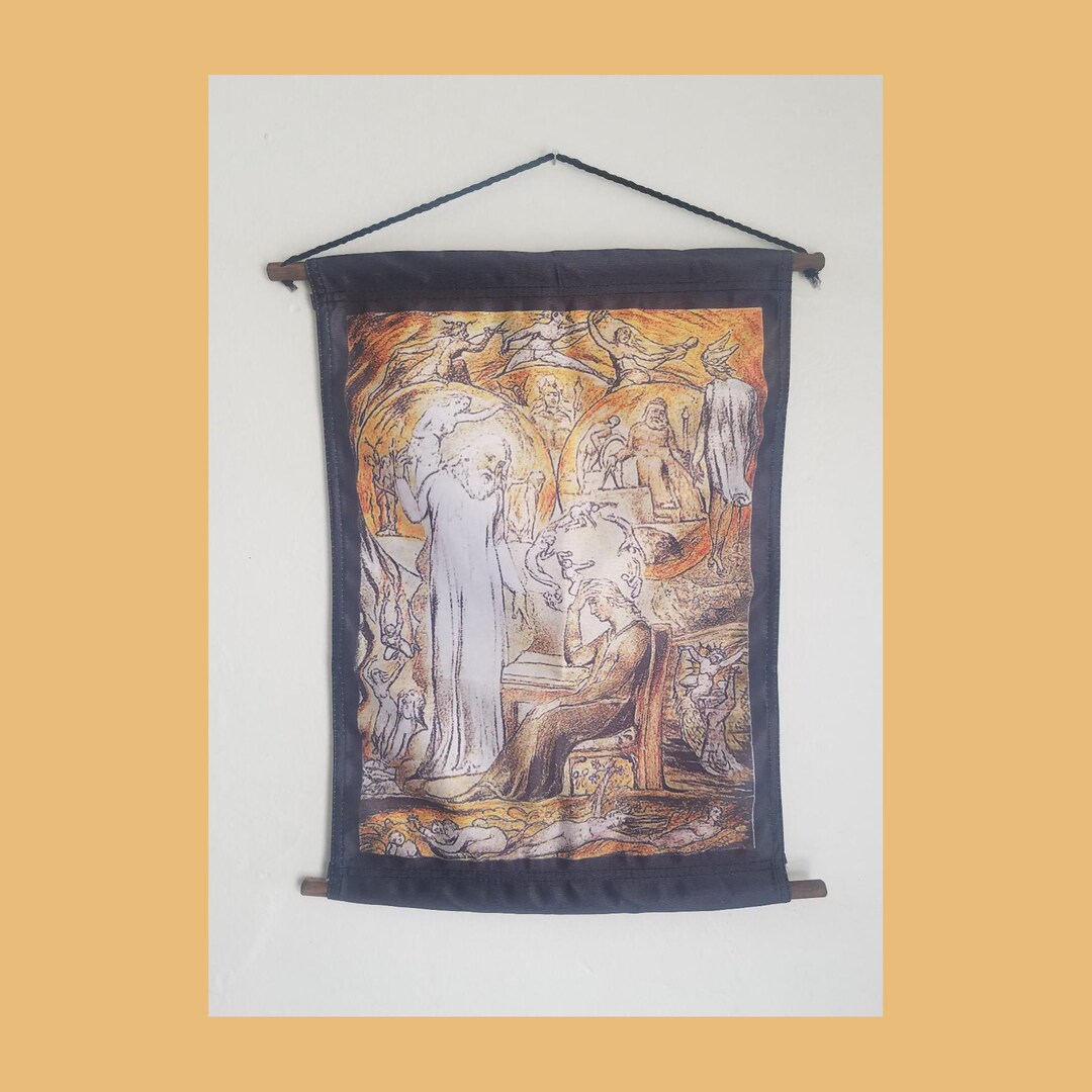 The Spirit of Plato (william Blake) With Hermes Decorative Cloth Wall ...
