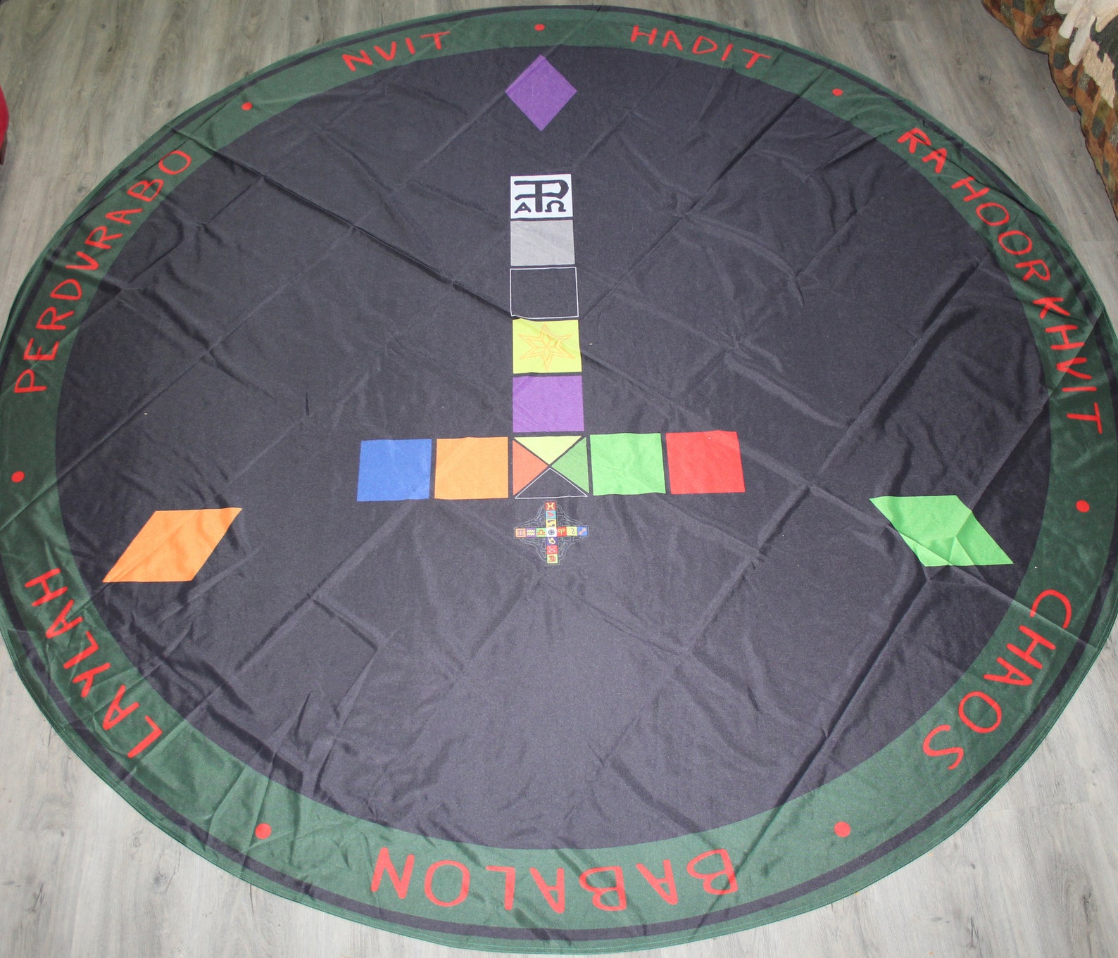 Thelemic Color Ritual Circle Cloth | Etsy