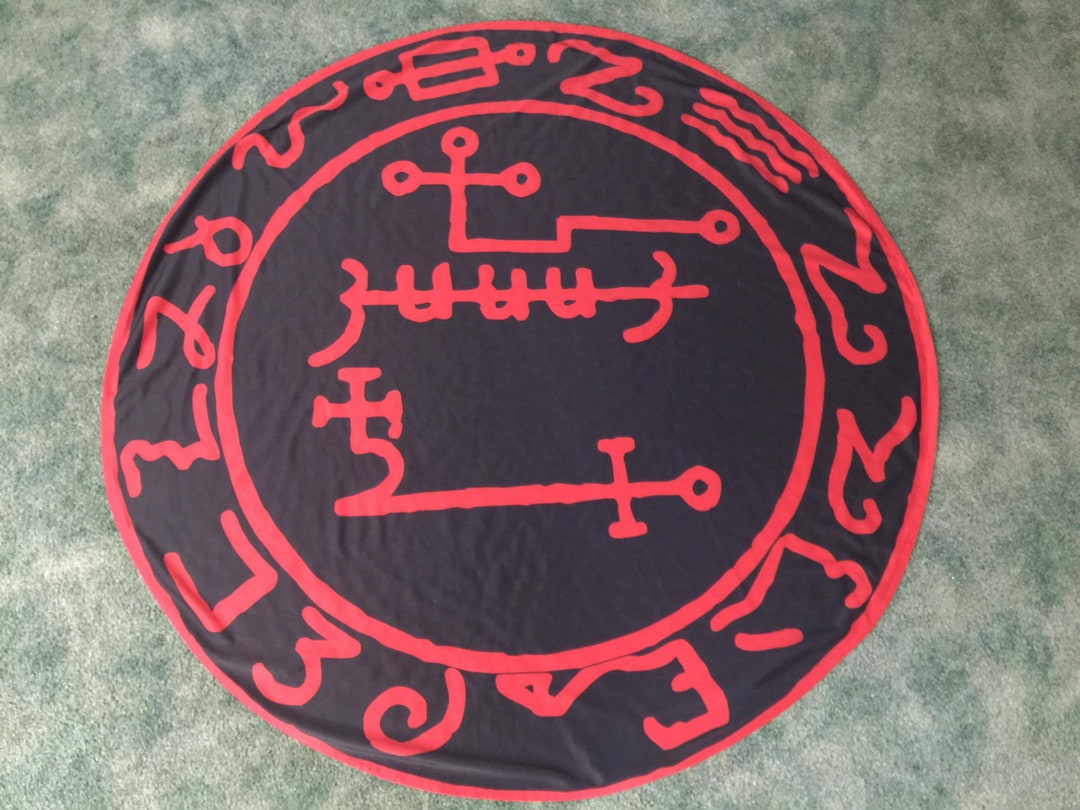 Grimorium Verum Astaroth (america) Ritual Circle Cloth - Etsy