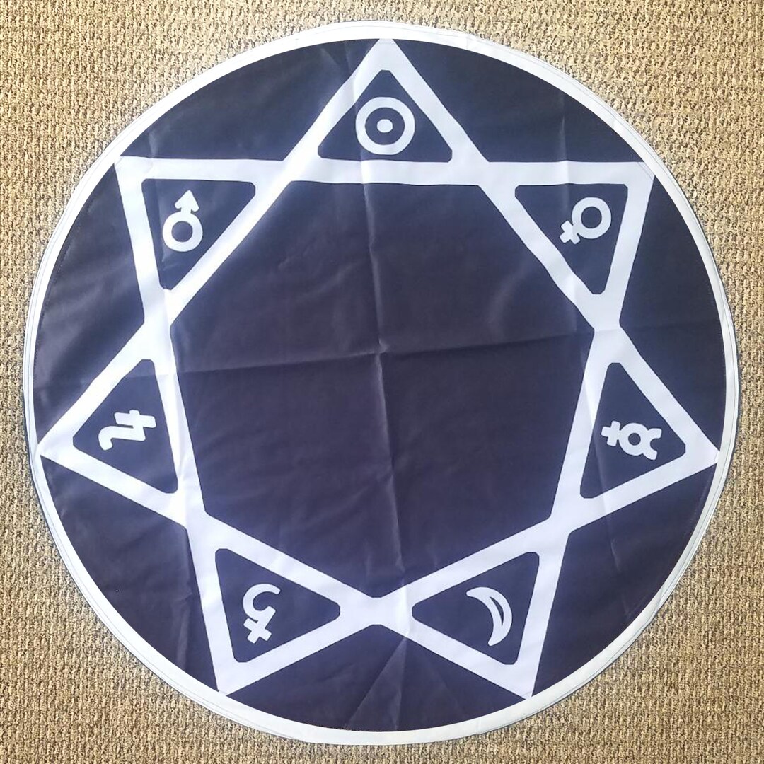 Planetary Magical Ritual Circle Cloth - Etsy