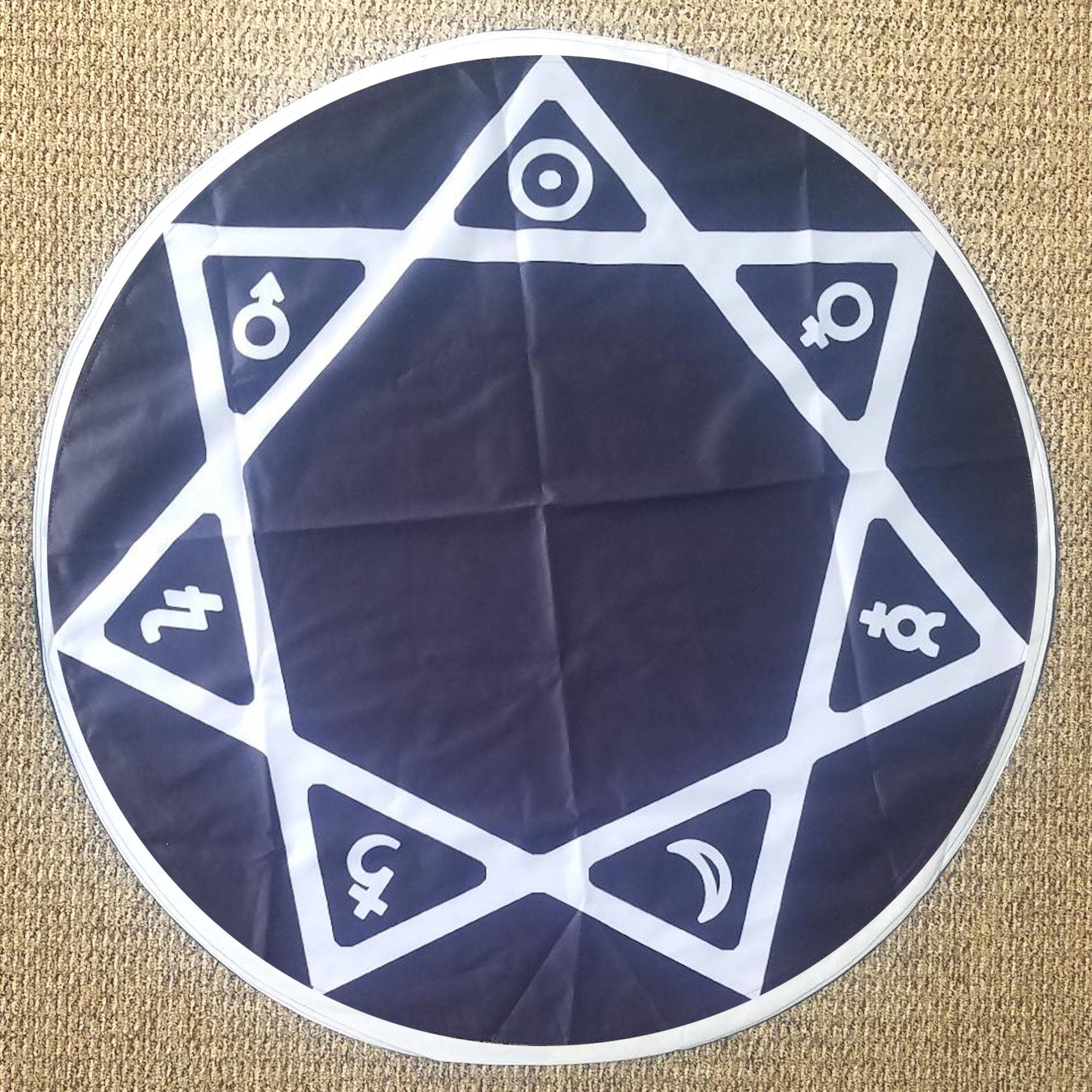 Planetary Magical Ritual Circle Cloth - Etsy Australia