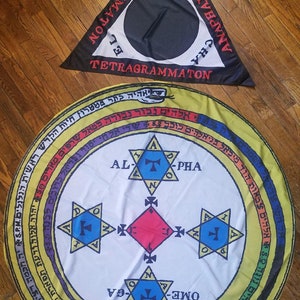 Goetia Qabalistic Colors Ritual Circle Cloth - Etsy