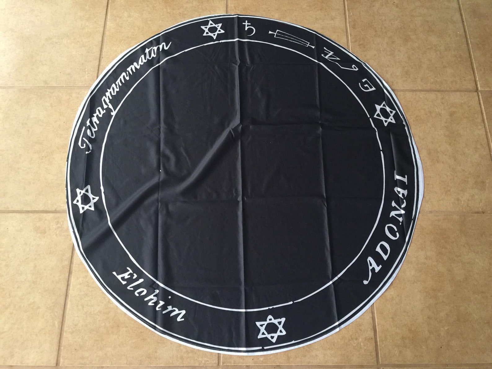 Trithemius (saturn) Ritual Circle Cloth - Etsy