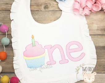 First Birthday Bib Girl | Etsy