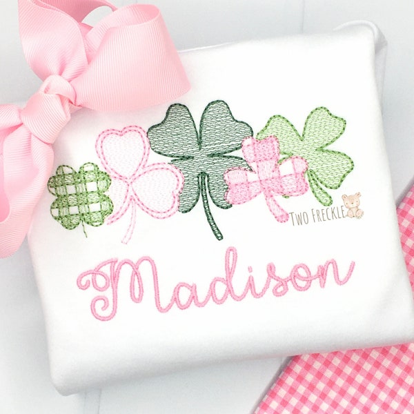 Embroidered Shamrock - Etsy