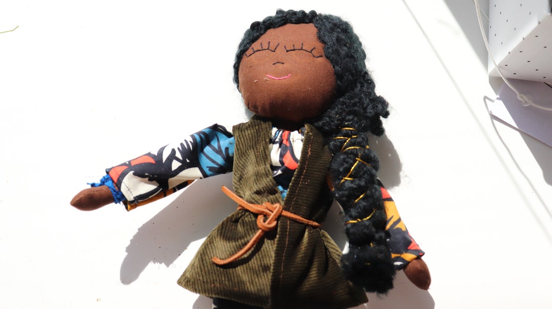 Handmade Cloth Doll | African Doll | Black Doll | Brown Skin Doll ...