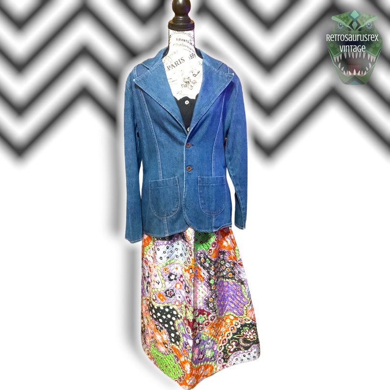 Vintage Iconic 1960s Funky Mod Maverick Denim Jean Jacket - Etsy
