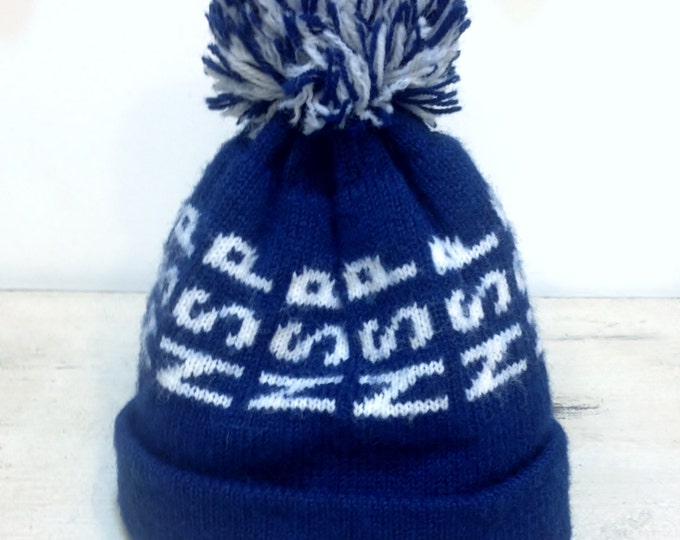 Vintage NSP Knit Hat, Northern States Power Company Knit Cap, Winter ...