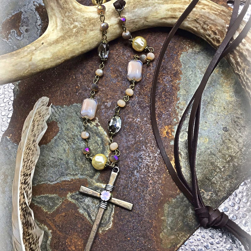 Rustic Cross Jewelry - Etsy