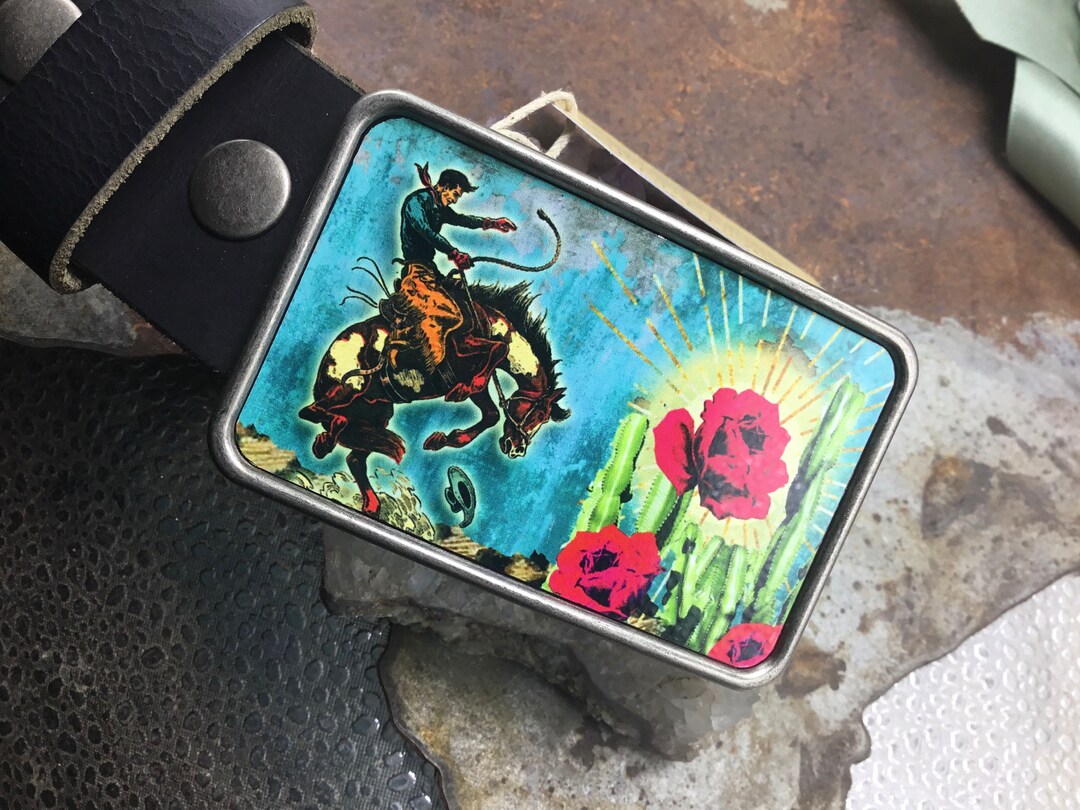 Buckaroo Bronc Buckle in Vibrant Rowdy Colors With Top Quality High ...