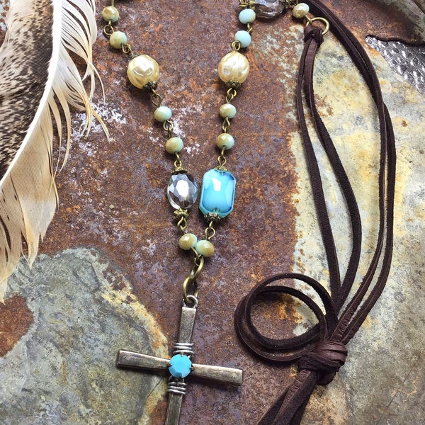 Rustic Cross Jewelry - Etsy