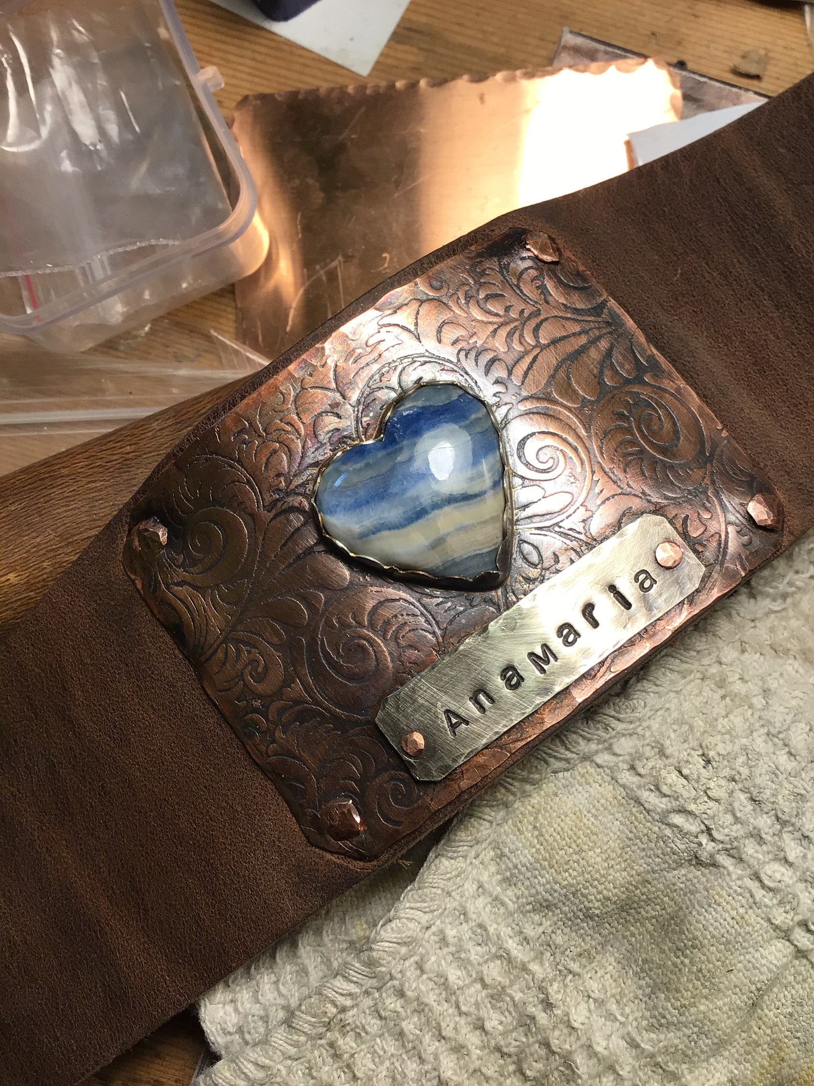 Custom Made Name Cuff by Weathered Soul - Etsy