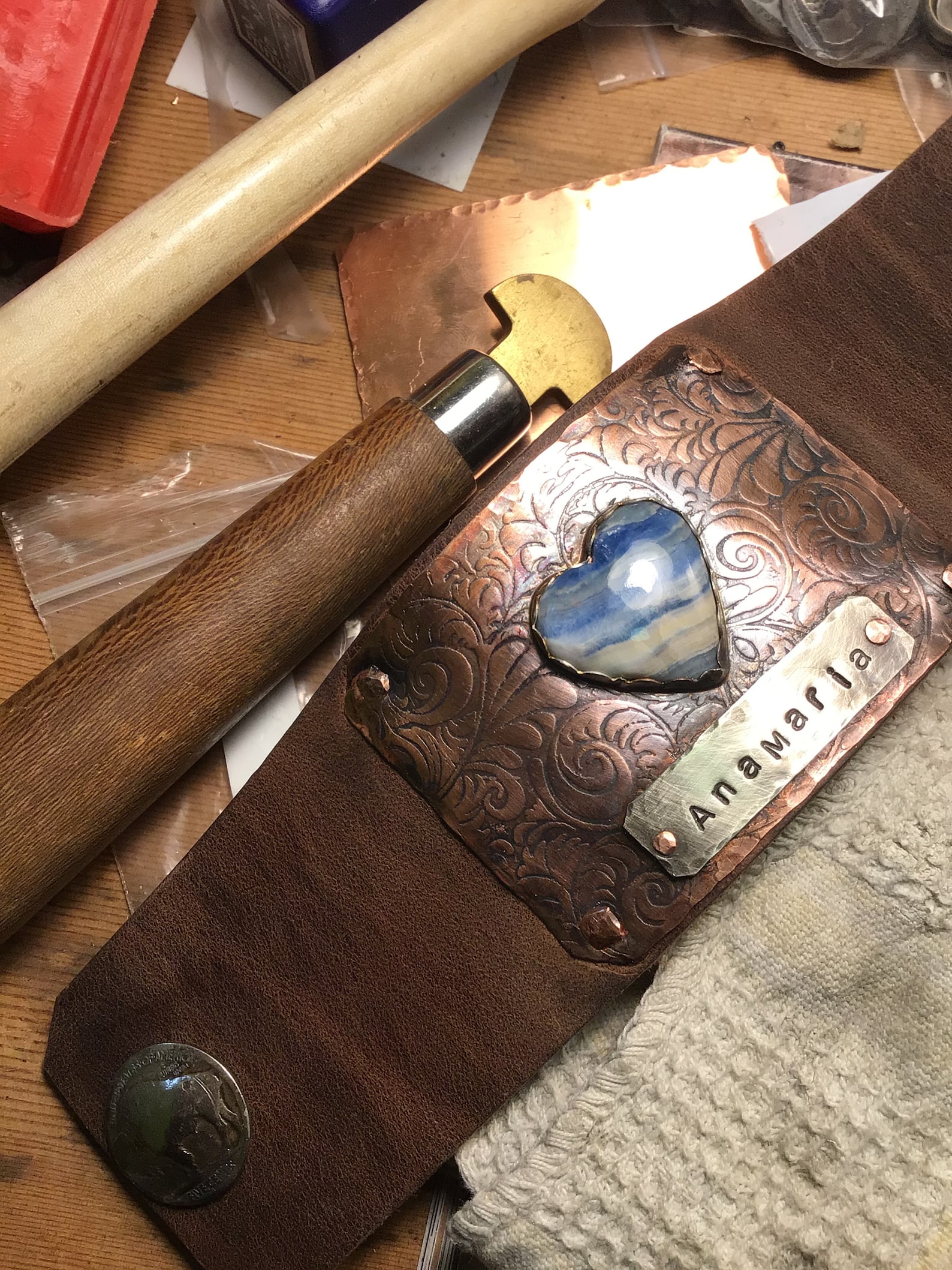 Custom made name cuff by Weathered soul | Etsy