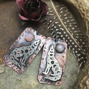 Lone Wolf Earrings by Weathered Soul, Moon, Wildlife Lover, Howling ...