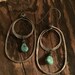 Double Trouble Large Hoops With Turquoise, Rustic Cowgirl, Urban Chic ...