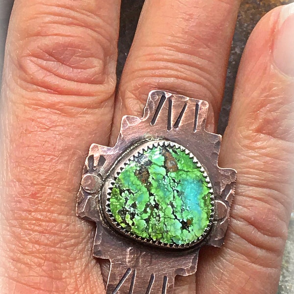 Aztec Ring - Etsy
