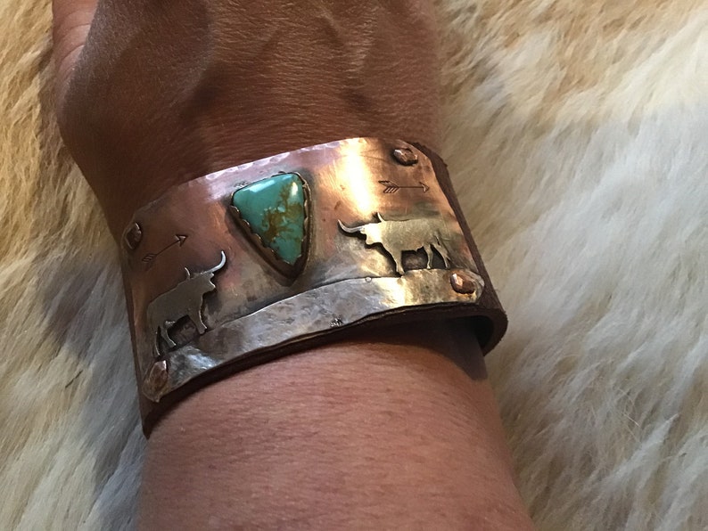 Longhorn Stand Off Made to Orderstones Vary With Each | Etsy