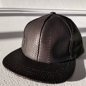 Laser Cut Leather Python Scale Baseball Hat - Etsy