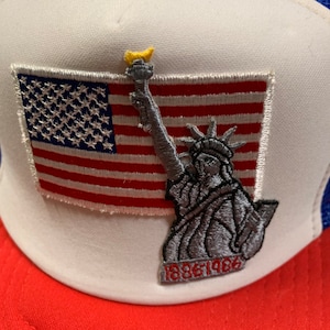 Statue of Liberty Centennial USA 4th of July Trucker Hat Snapback Cap ...