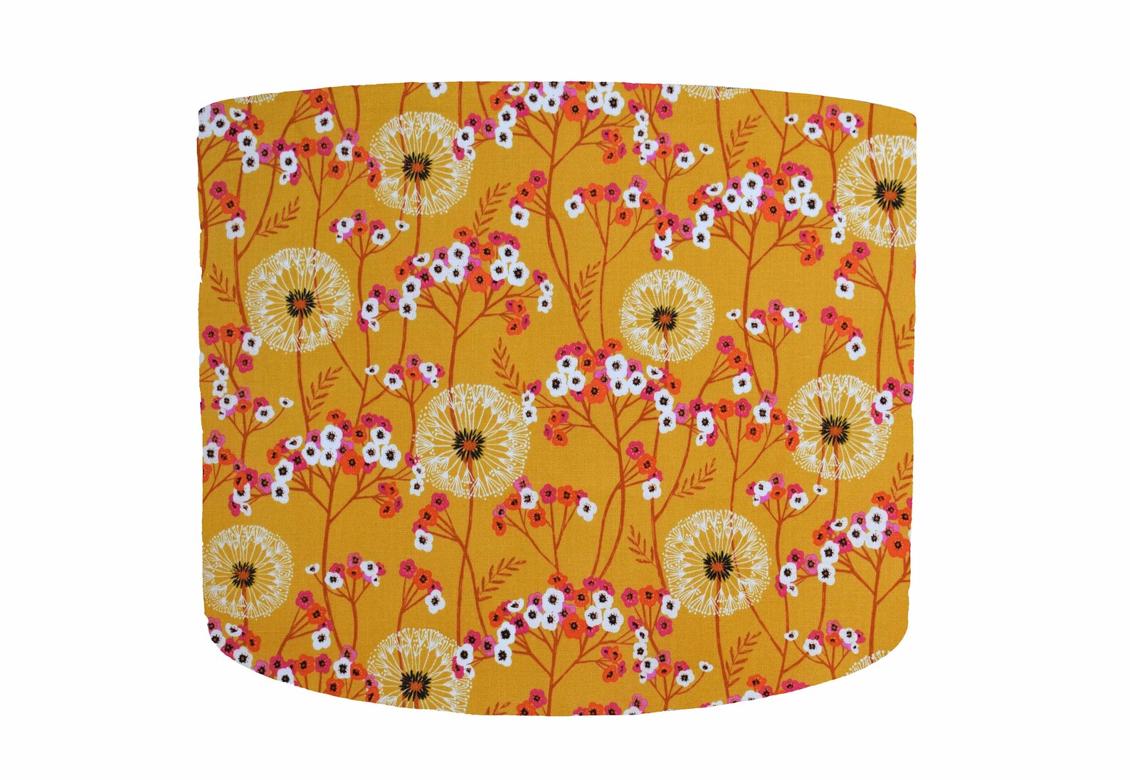Yellow Dandelion Lampshade Living Room Decor, Yellow Floral Lampshade ...