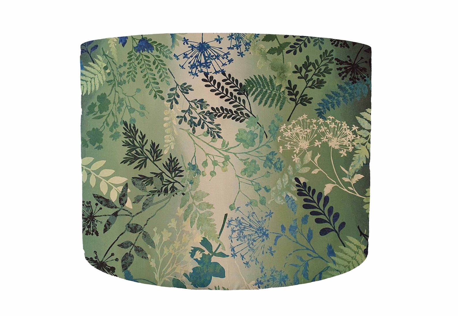 Green Leaf Lampshade Table Lamp Green Ombre Lampshade Natural | Etsy