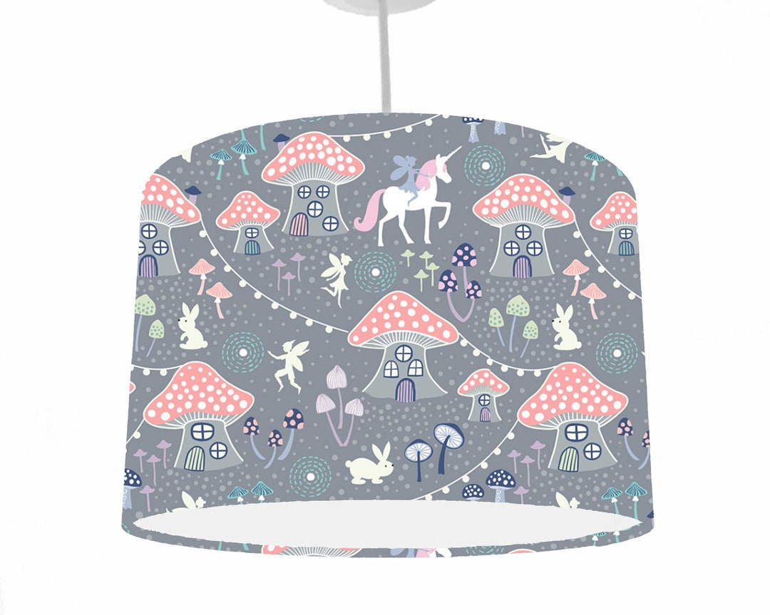 Fairy Lampshade for Girls, Glow in the Dark Lampshade for Table Lamp ...