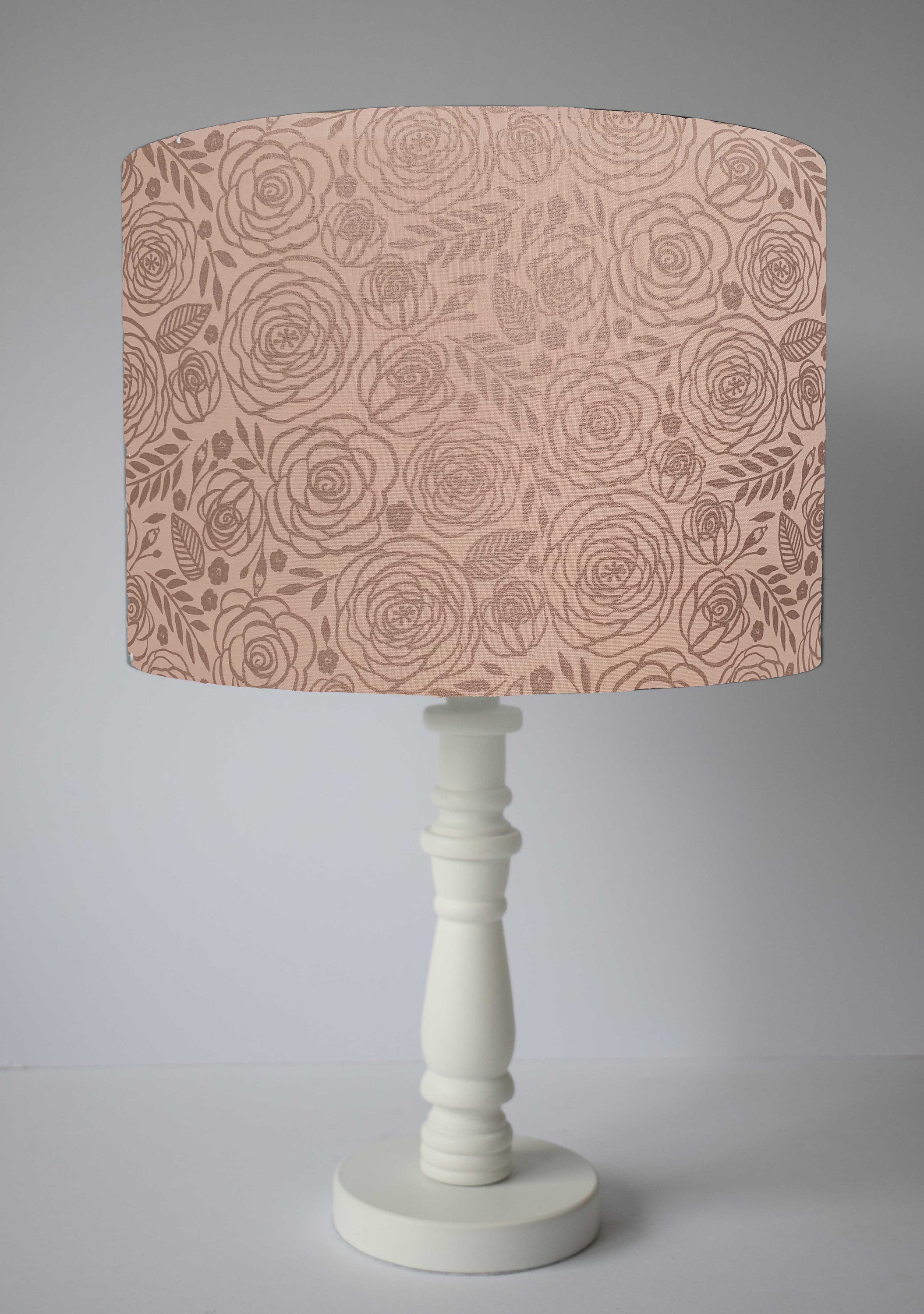 Pink Rose Lamp Shade Bedroom Decor Rose Gold Floral Pink And | Etsy