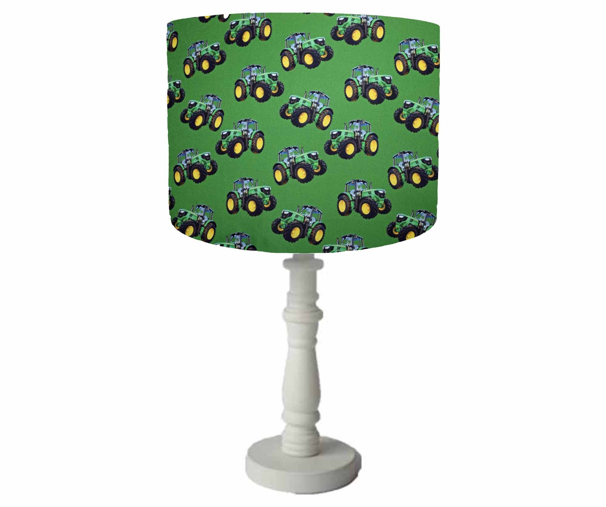 Green Tractor Lampshade Table Lamp Farmhouse Home Decor Farm - Etsy.de