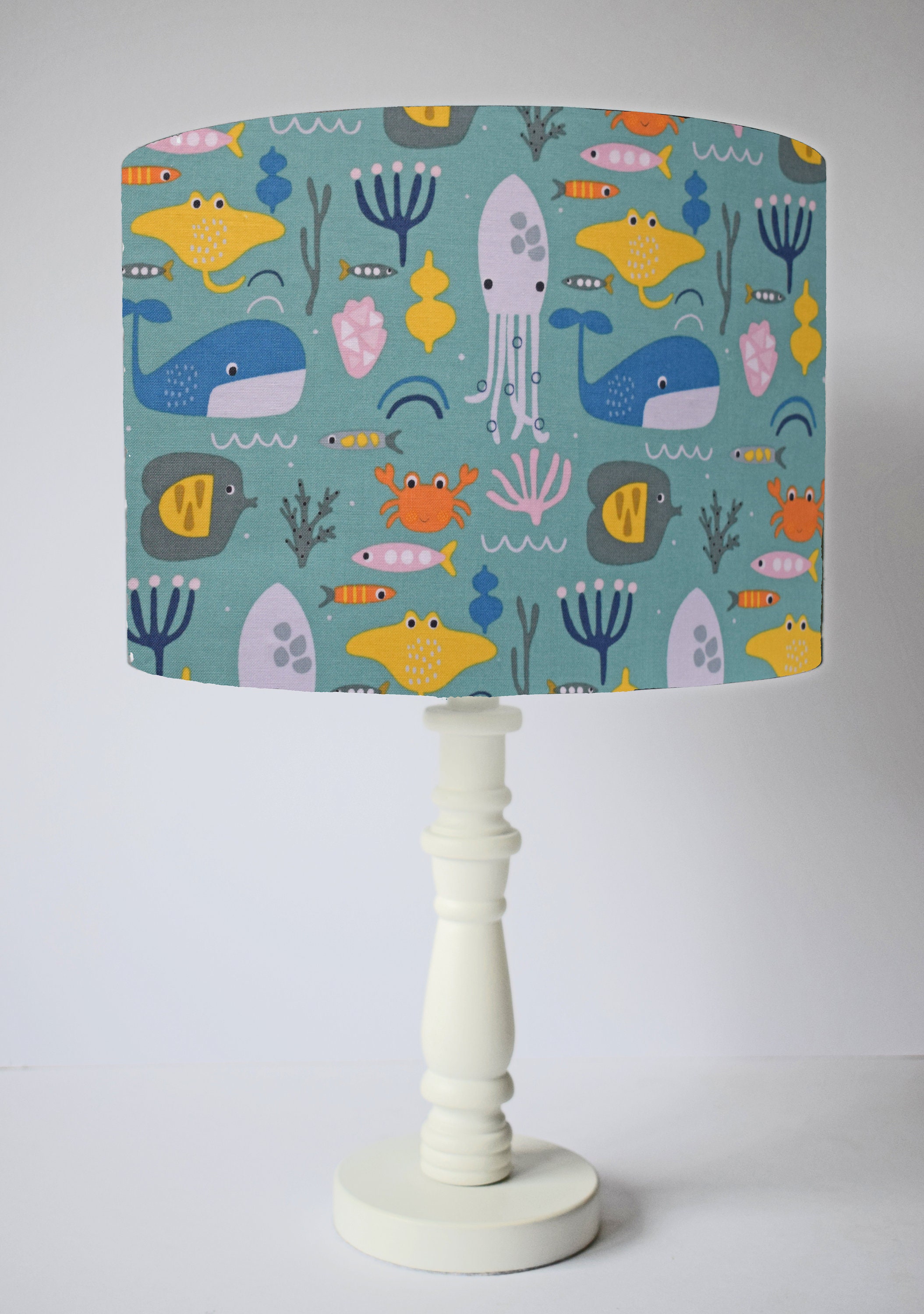 Under the Sea Nursery Lampshade Neutral Sea Themed Lamp Shade - Etsy UK