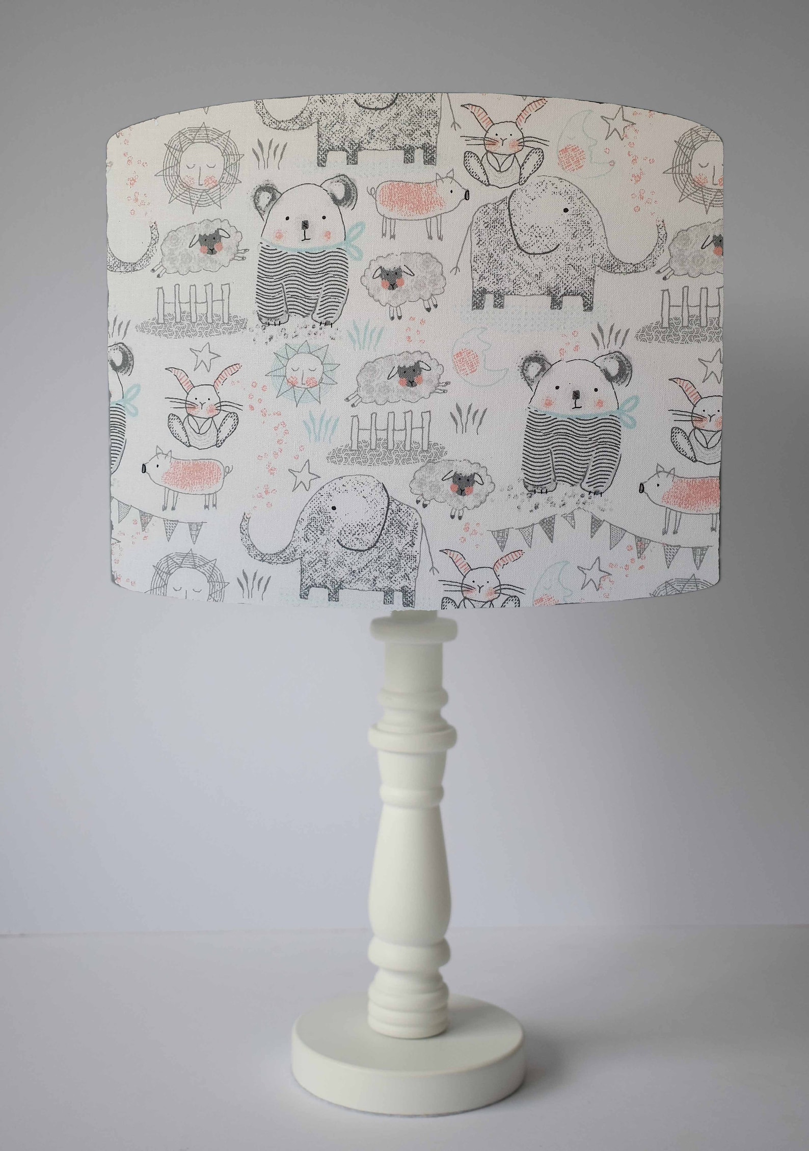 Woodland Animal Lamp Shade for Table Lamp Nursery Woodland - Etsy