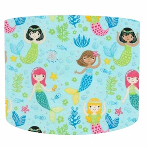 Mermaid Light Shades Ceiling, Under the Sea Nursery Decor Mermaid, Girl ...