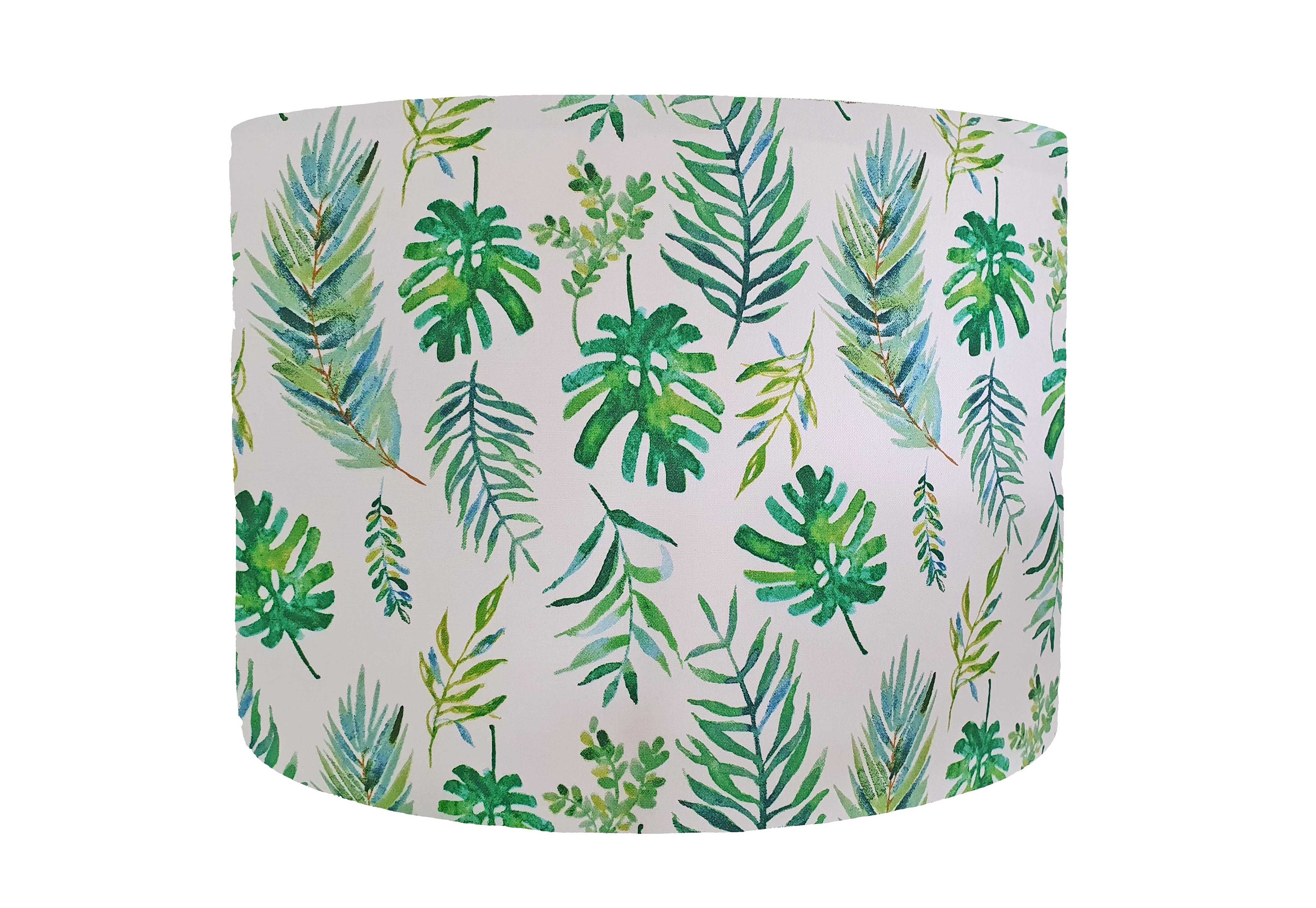 Fern Lamp Shade Table Lamp, Botanical Nursery Decor Leaves, Leaf ...