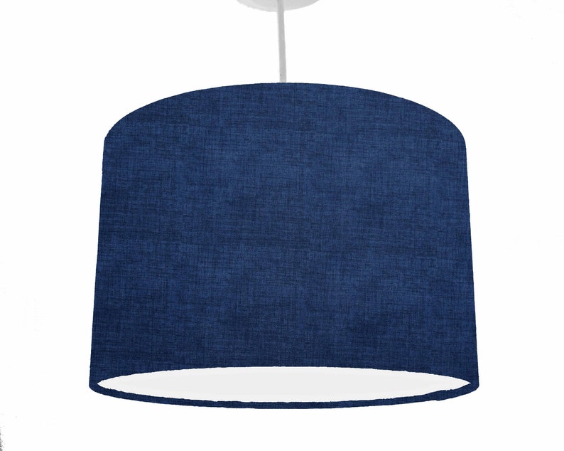 Navy Lampshade Ceiling Light Shade Blue Lampshades Table | Etsy
