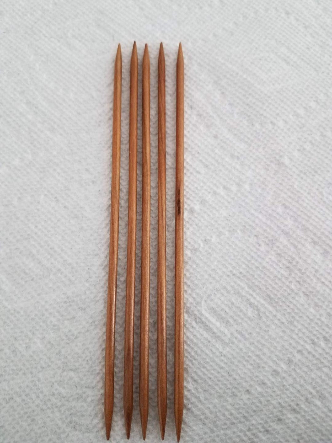 Cherry Round Double Point Knitting Needles - Etsy